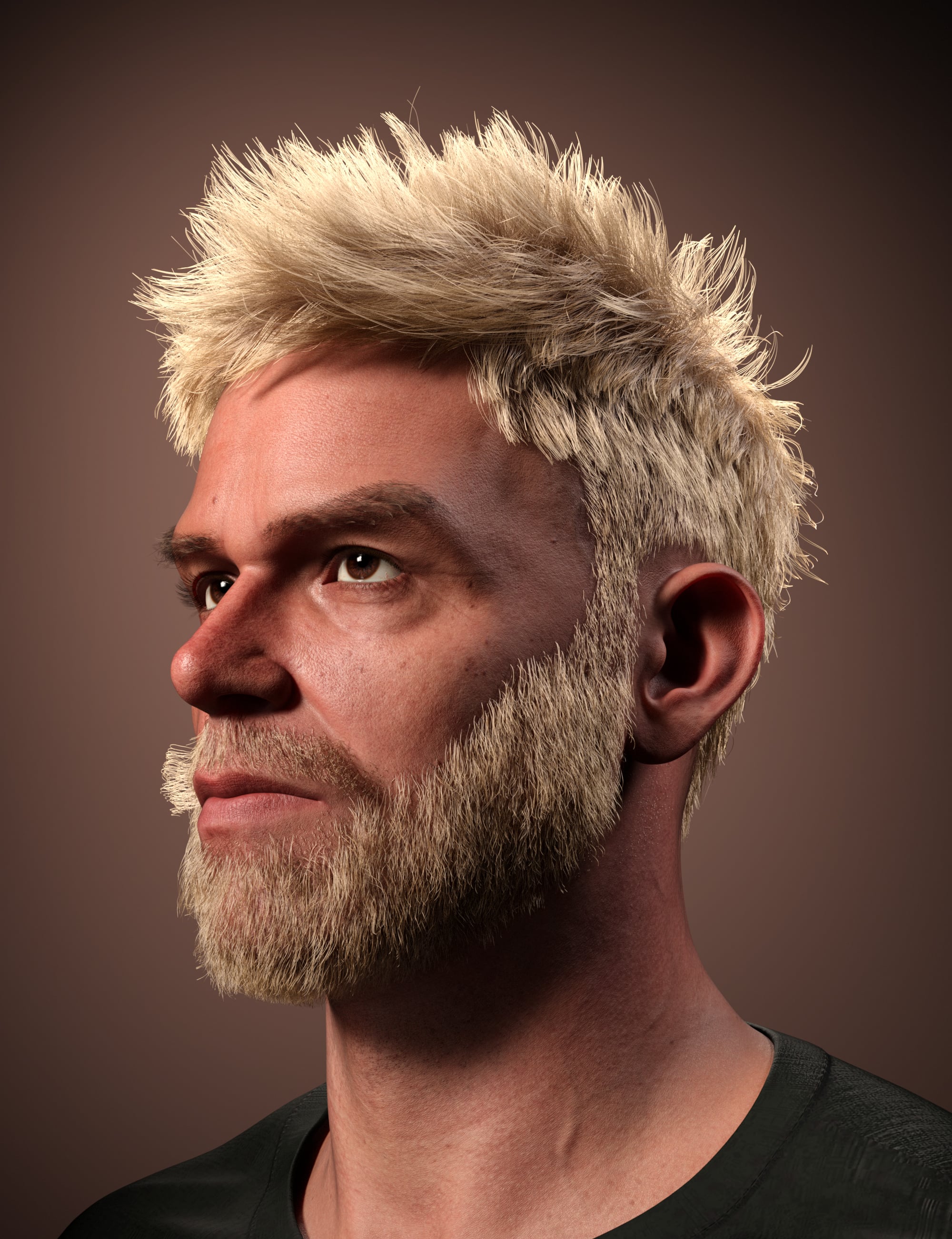dForce FE Strand-Based Christmas Beard for Genesis 9 | Daz 3D