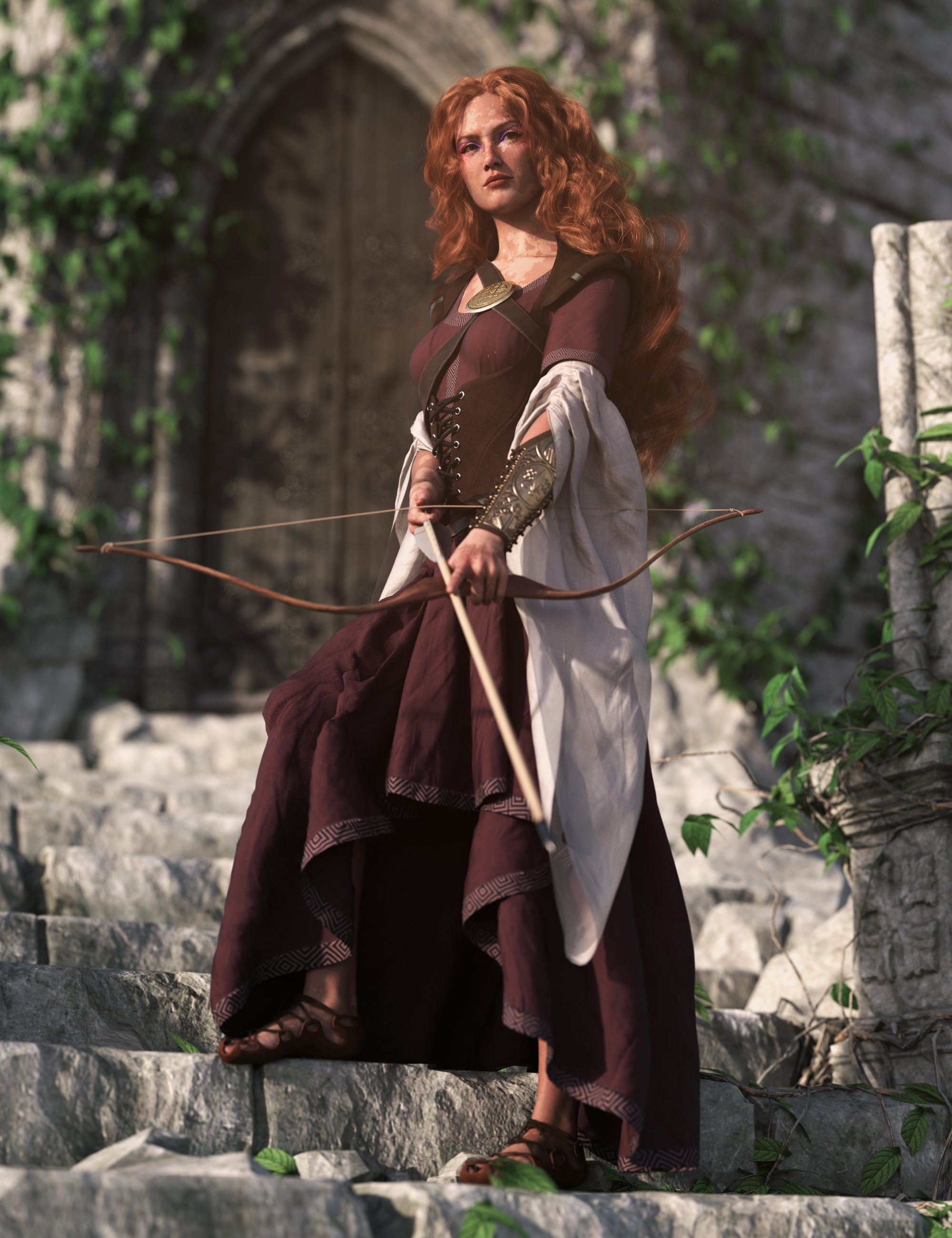 Victoria 9 HD Highlander Add-On Bundle | Daz 3D