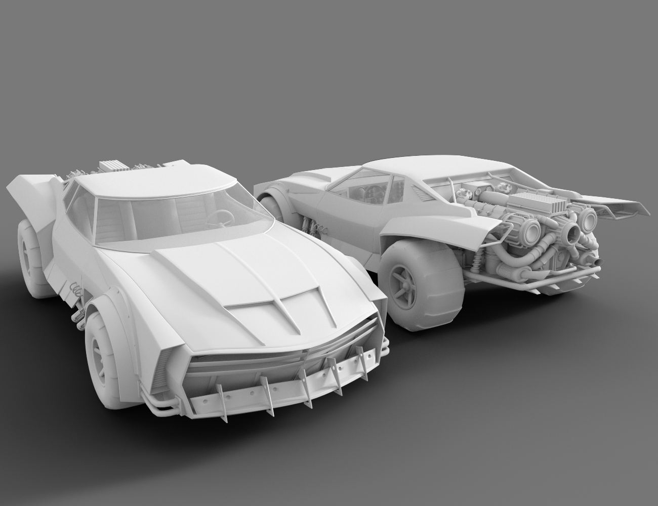 XI Superhero Muscle Car | Daz 3D