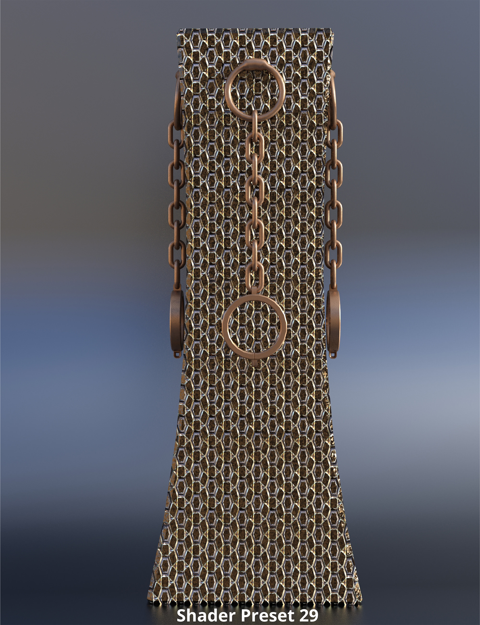 Patterned Metal Iray Shaders | Daz 3D