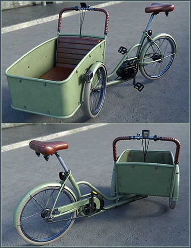 Electric Bucket Bike | Daz 3D