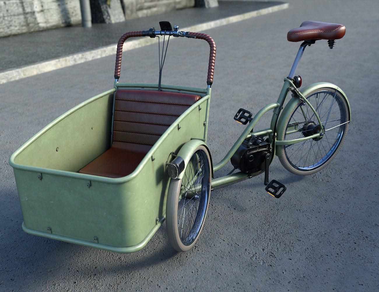 Electric Bucket Bike | Daz 3D