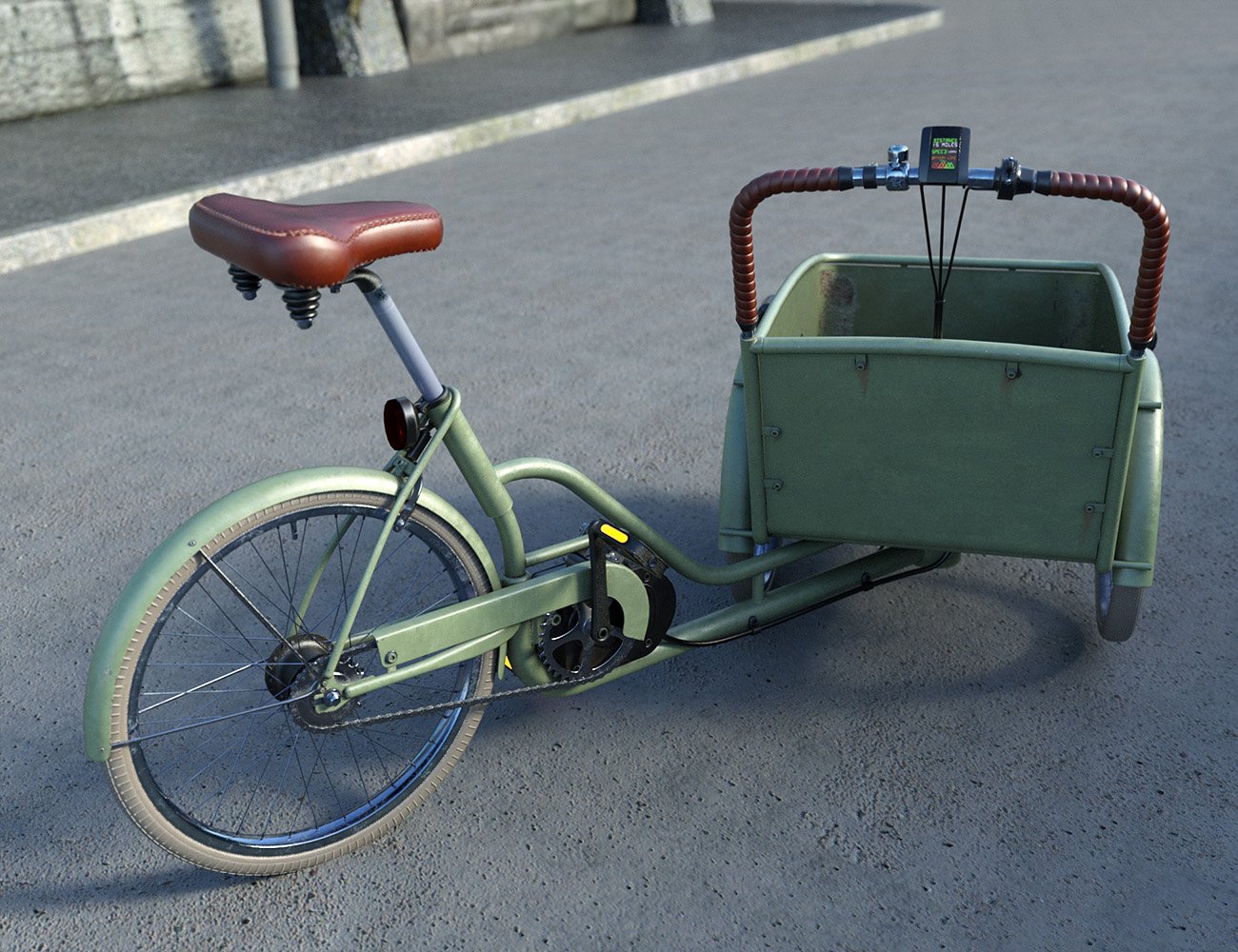 Electric Bucket Bike | Daz 3D