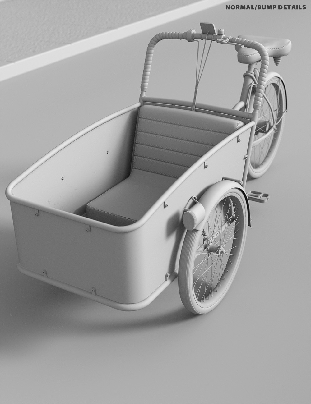 Electric Bucket Bike | Daz 3D
