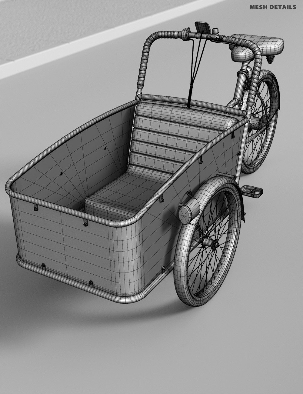 Electric Bucket Bike | Daz 3D
