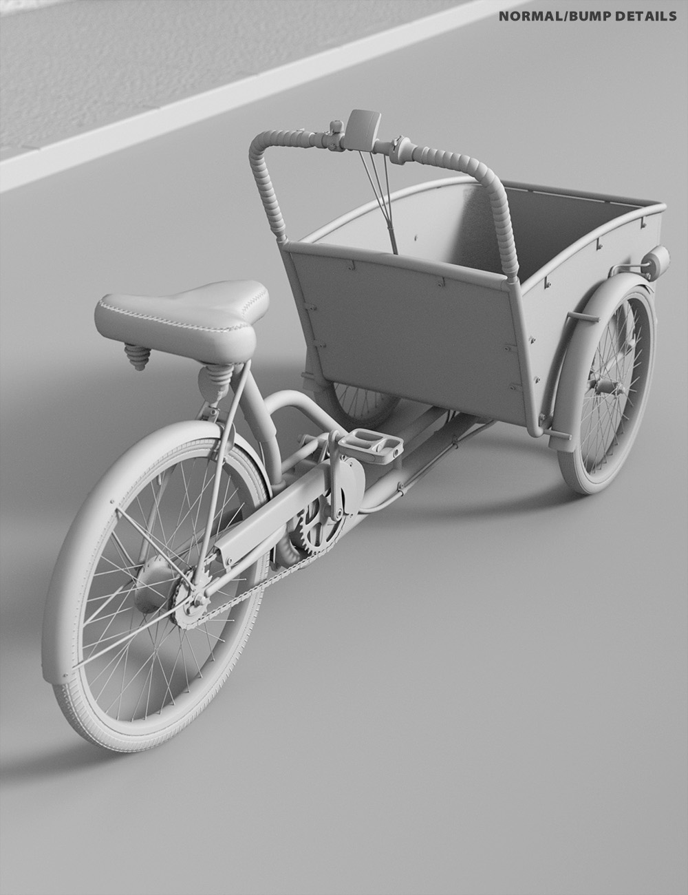 Electric Bucket Bike | Daz 3D