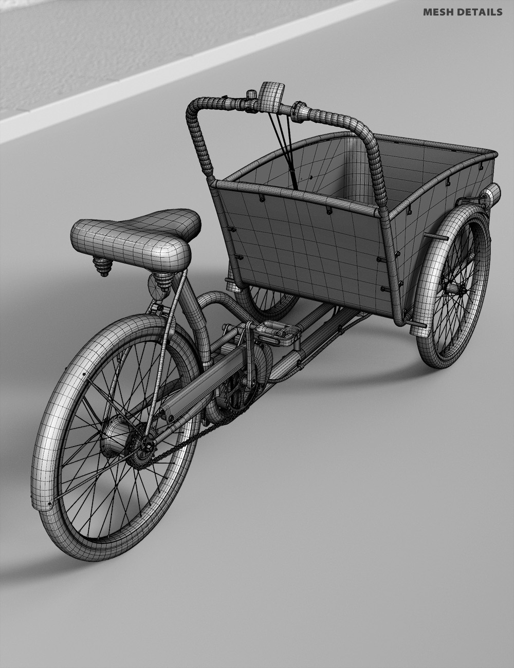 Electric Bucket Bike | Daz 3D