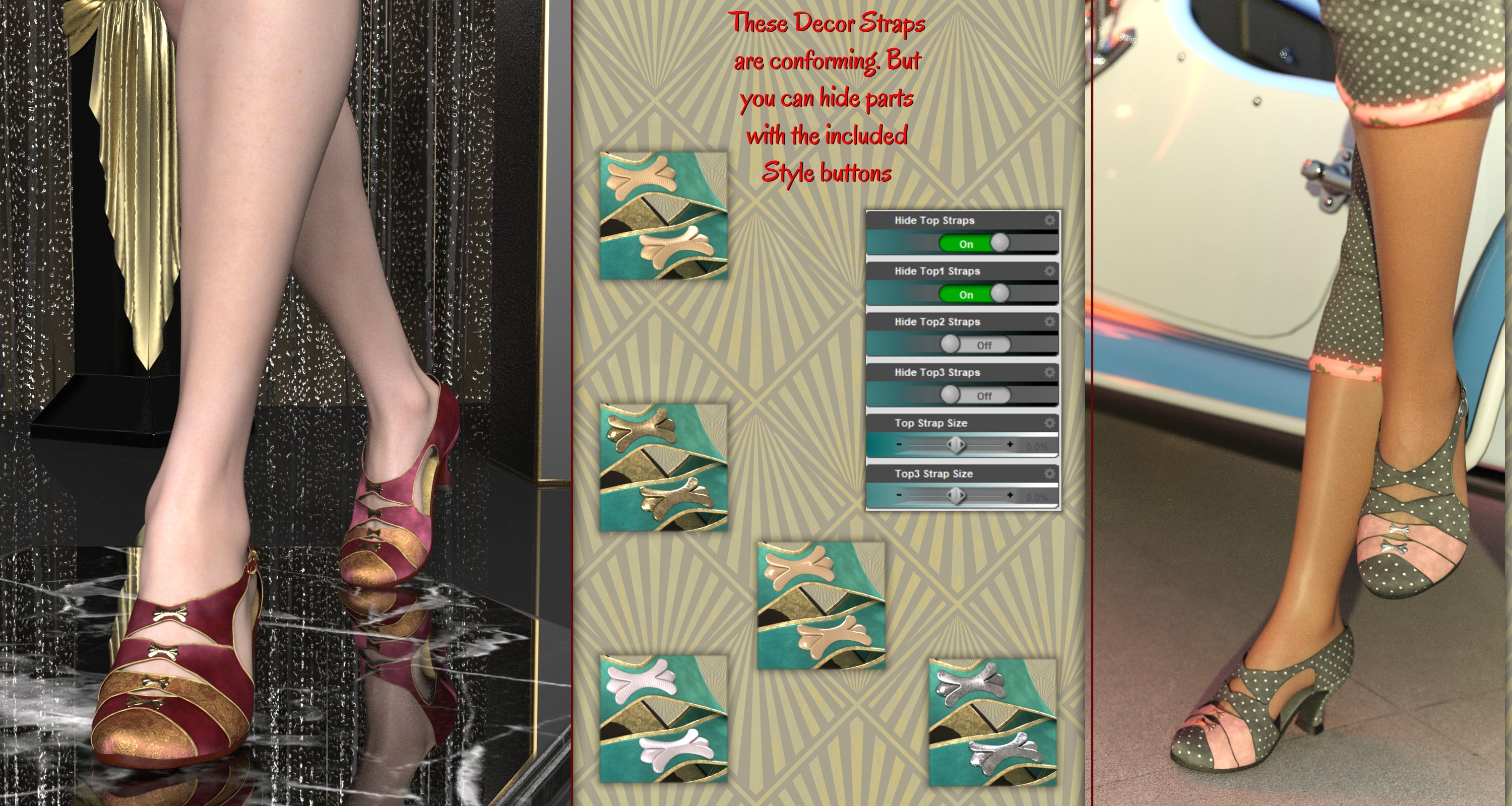 Timeless Vintage Shoes for Genesis 9 | Daz 3D