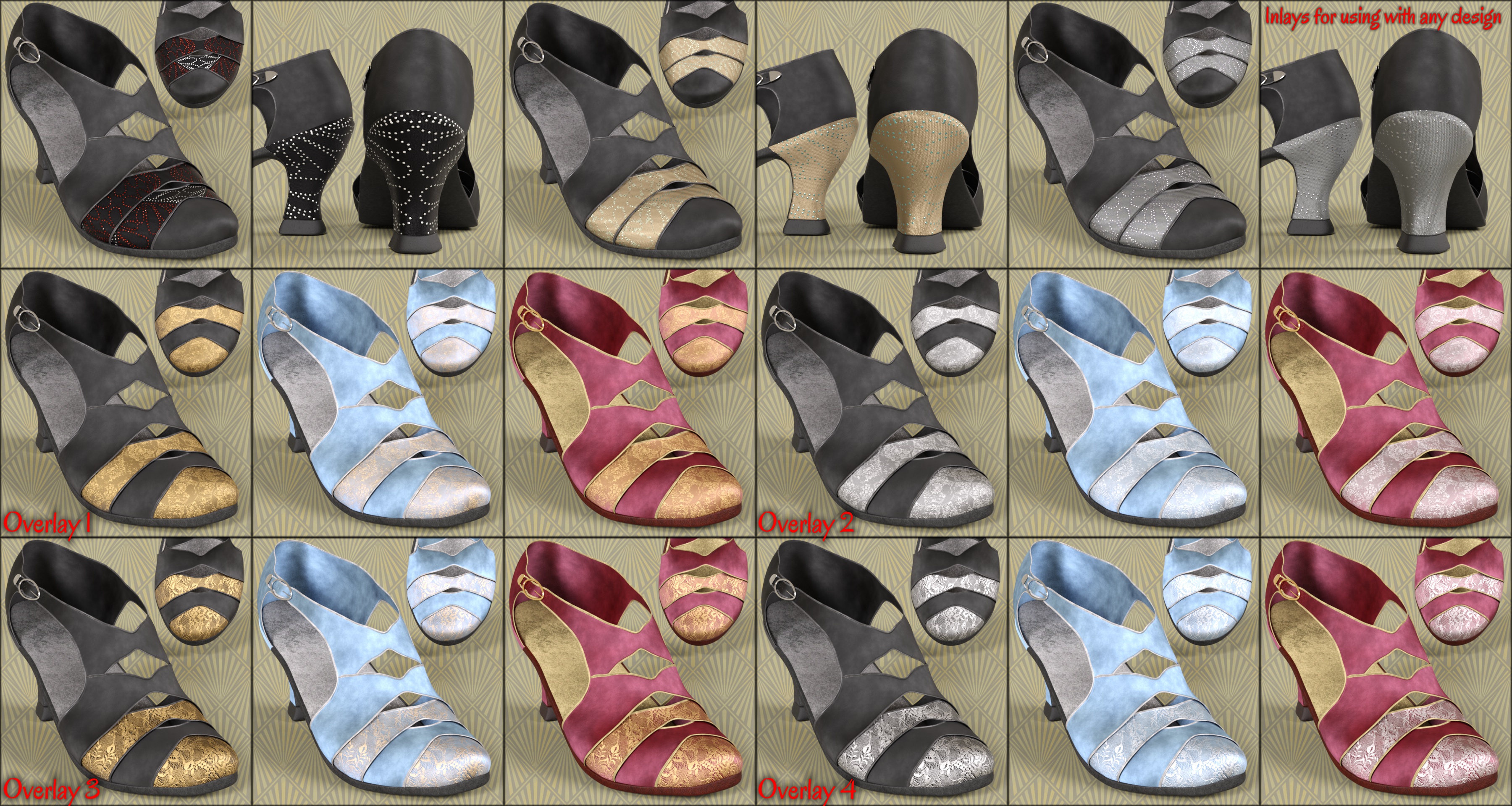 Timeless Vintage Shoes for Genesis 9 | Daz 3D