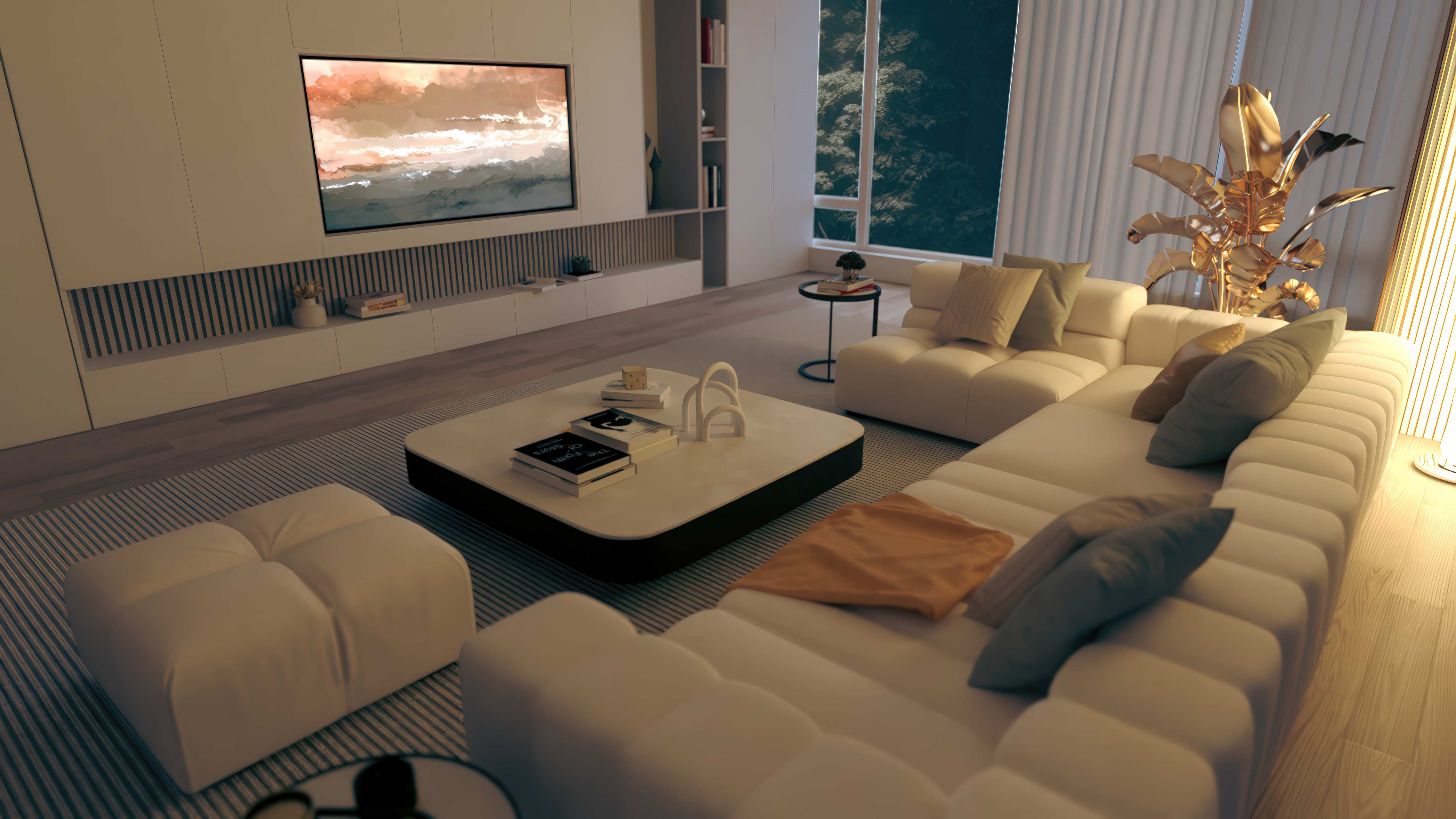 Simplism Interior Scene 01 | Daz 3D