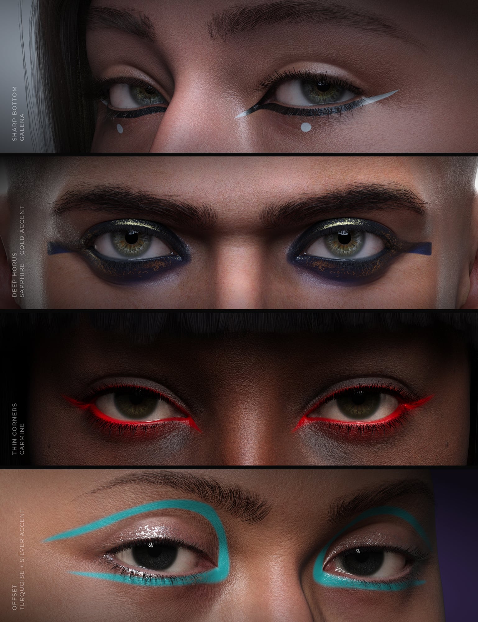 MENA Eyes and Hands Makeup for Genesis 9 | Daz 3D