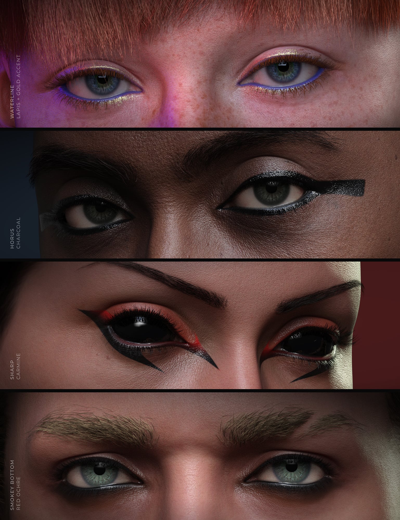 MENA Eyes and Hands Makeup for Genesis 9 | Daz 3D