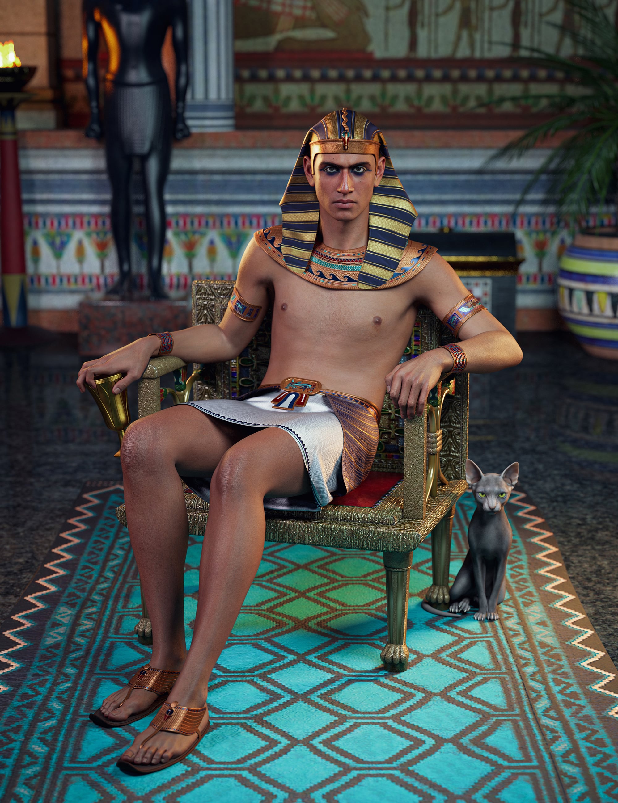 MENFIS: The Egyptian Bundle for Genesis 9 | Daz 3D