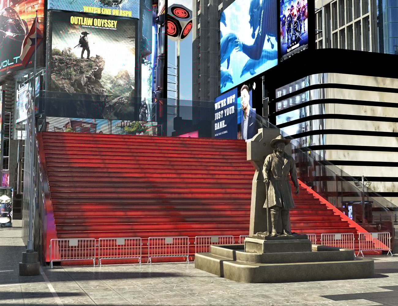 XI New York Square ⋆ Freebies Daz 3D