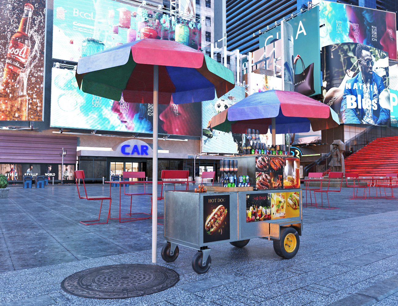 XI New York Square | Daz 3D
