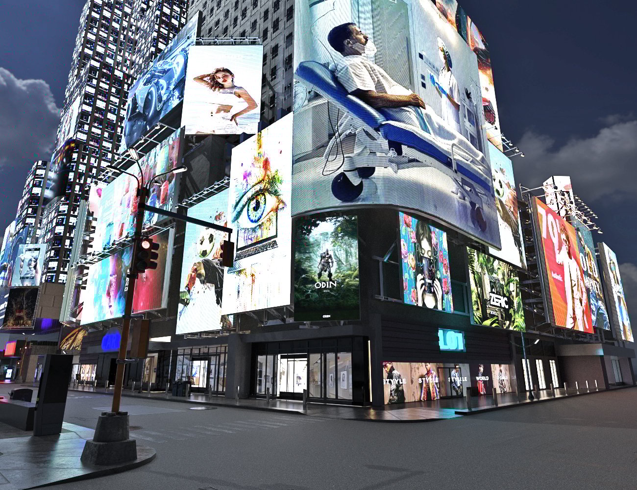 XI New York Square | Daz 3D