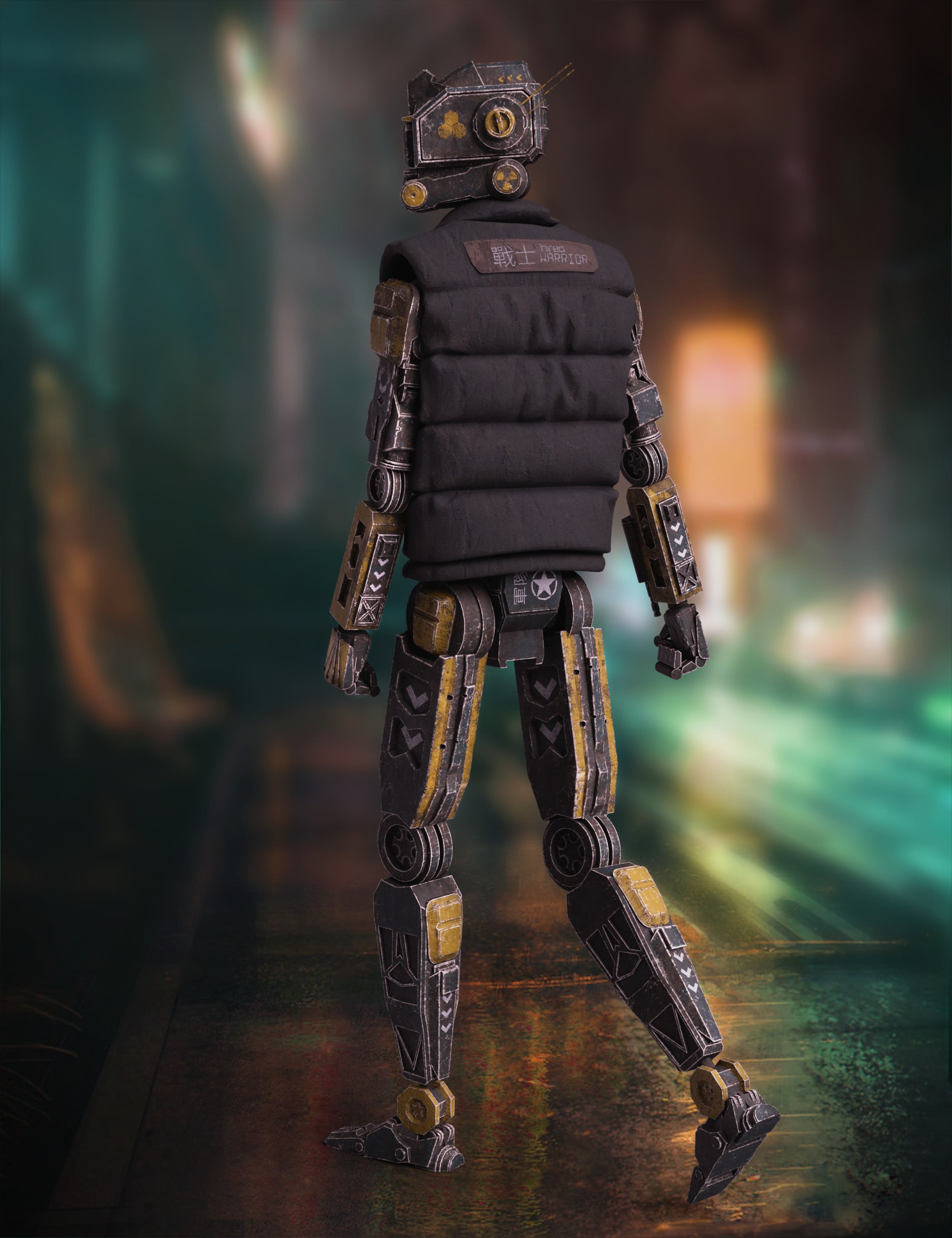 Cyberpunk Mercenary Robot ⋆ 3d-stuff Community