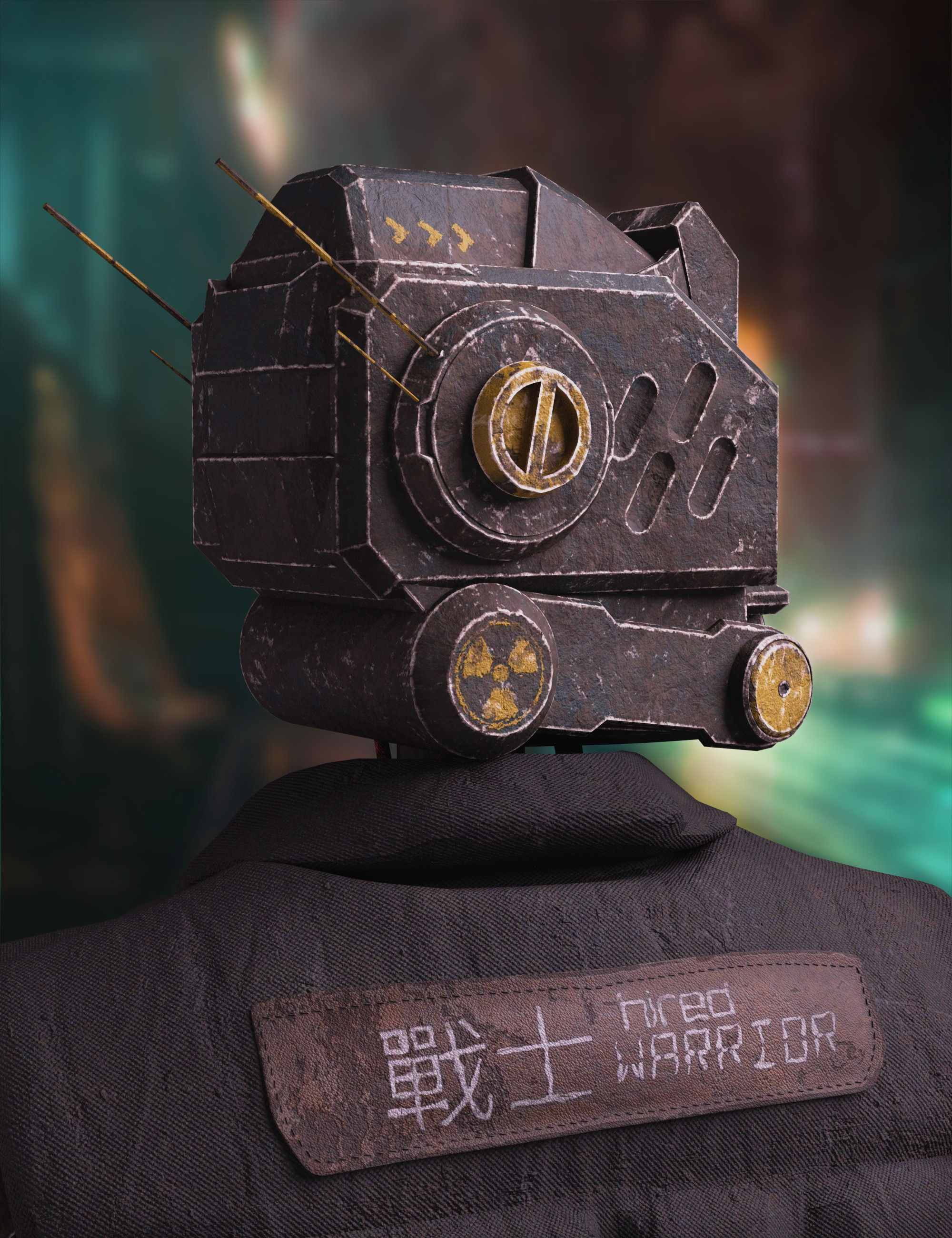 Cyberpunk Mercenary Robot | Daz 3D