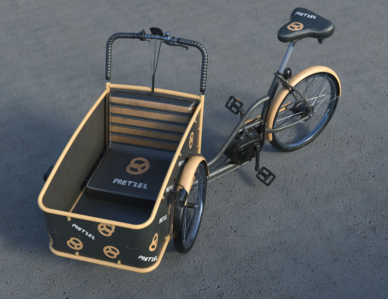 Texture Add-On for Electric Bucket Bike | Daz 3D