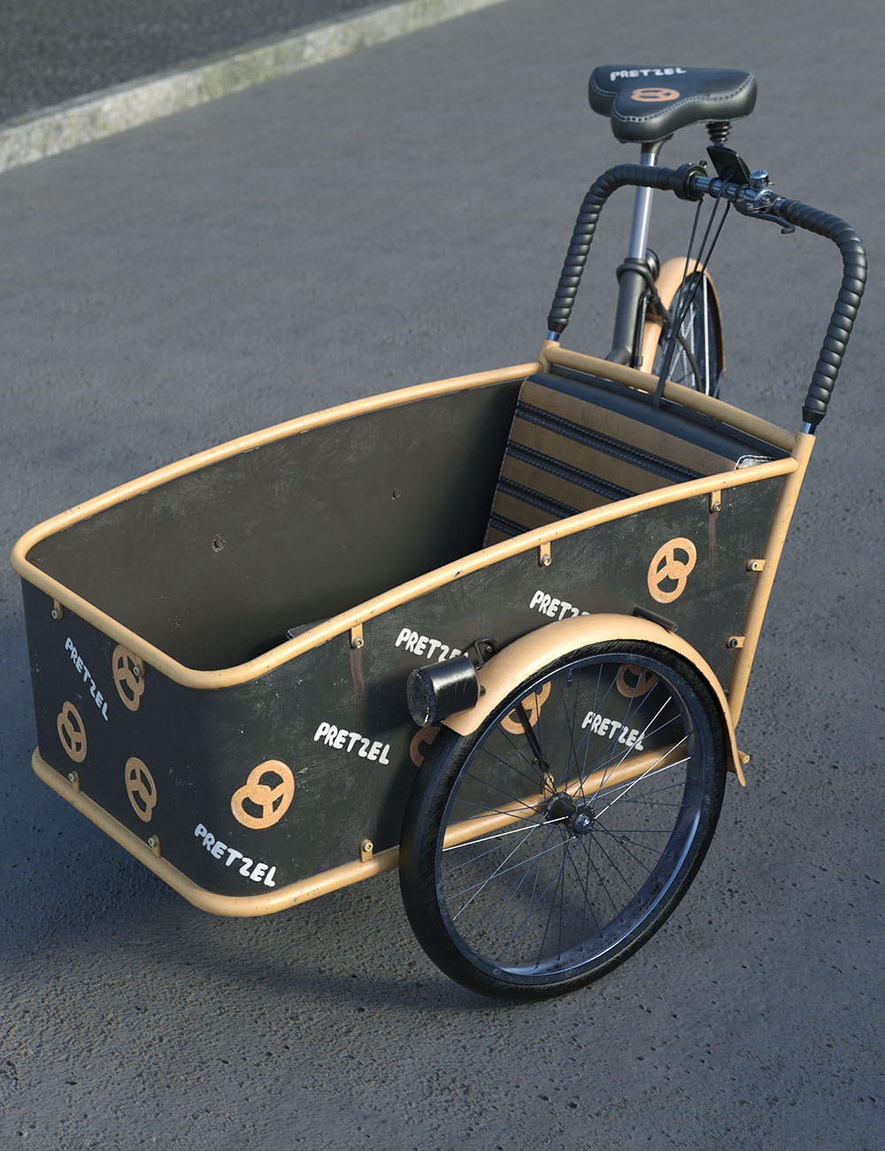 Texture Add-On for Electric Bucket Bike | Daz 3D