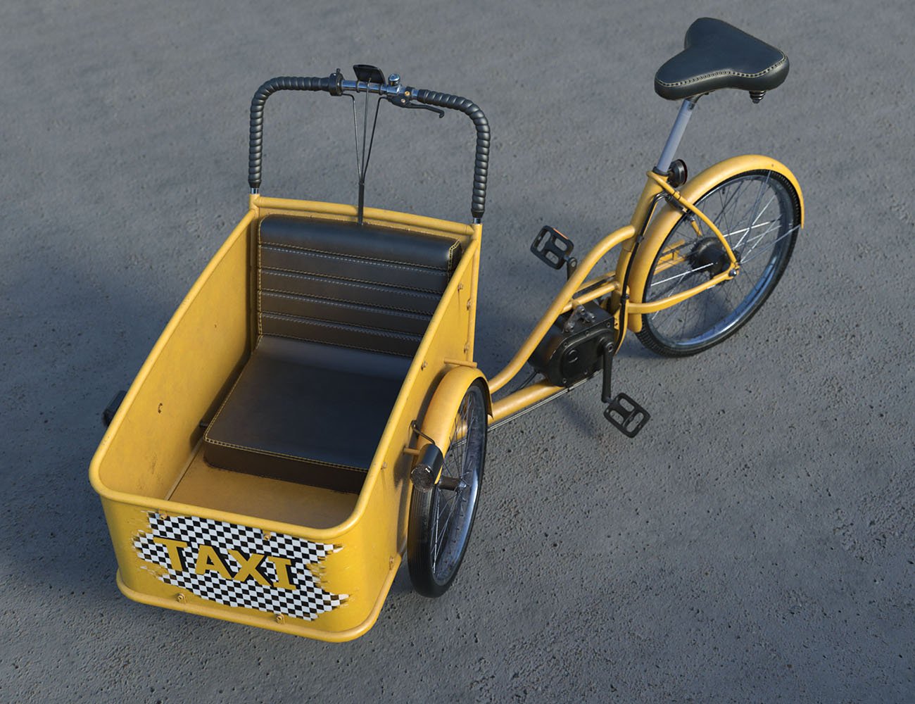 Texture Add-On for Electric Bucket Bike | Daz 3D