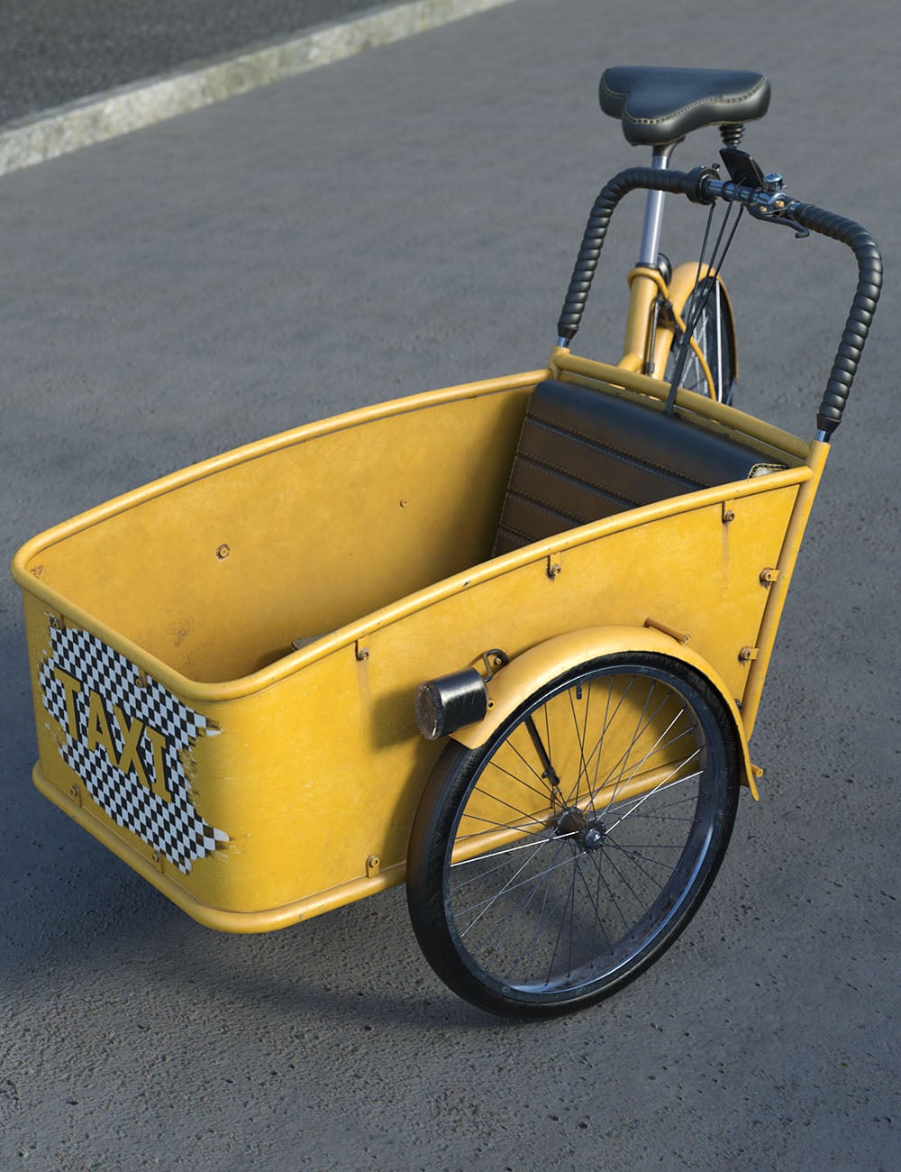 Texture Add-On for Electric Bucket Bike | Daz 3D