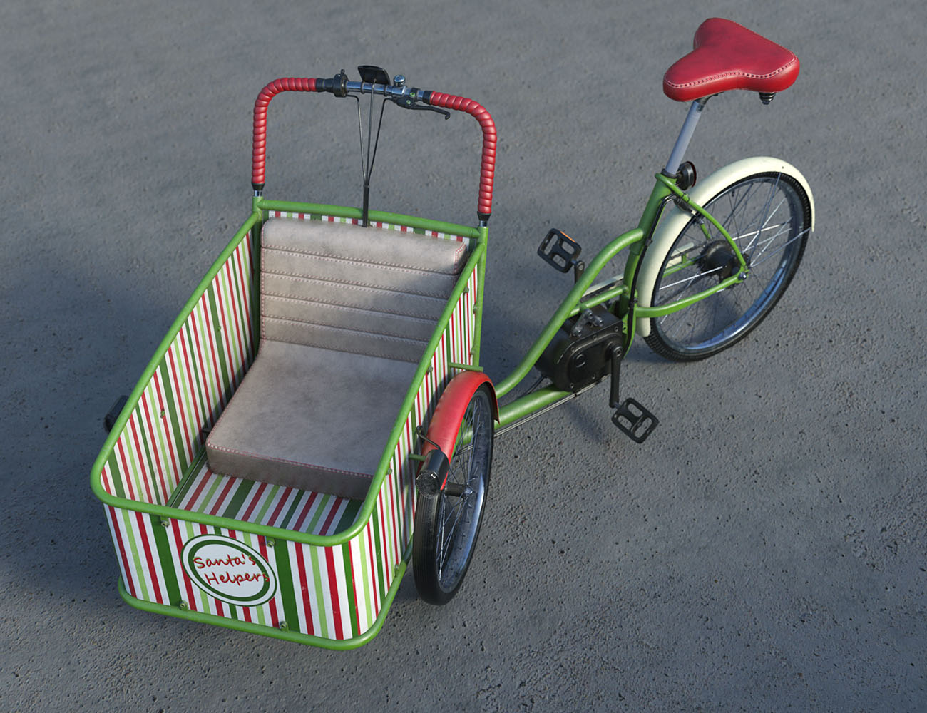 Texture Add-On for Electric Bucket Bike | Daz 3D