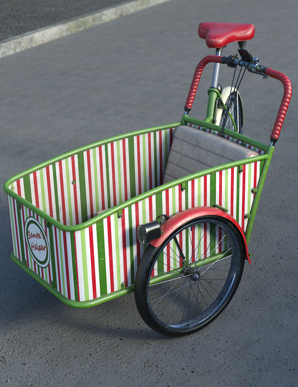 Texture Add-On for Electric Bucket Bike | Daz 3D