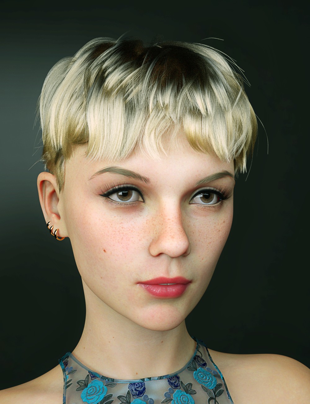dForce CS Liz Hair for Genesis 9 | Daz 3D