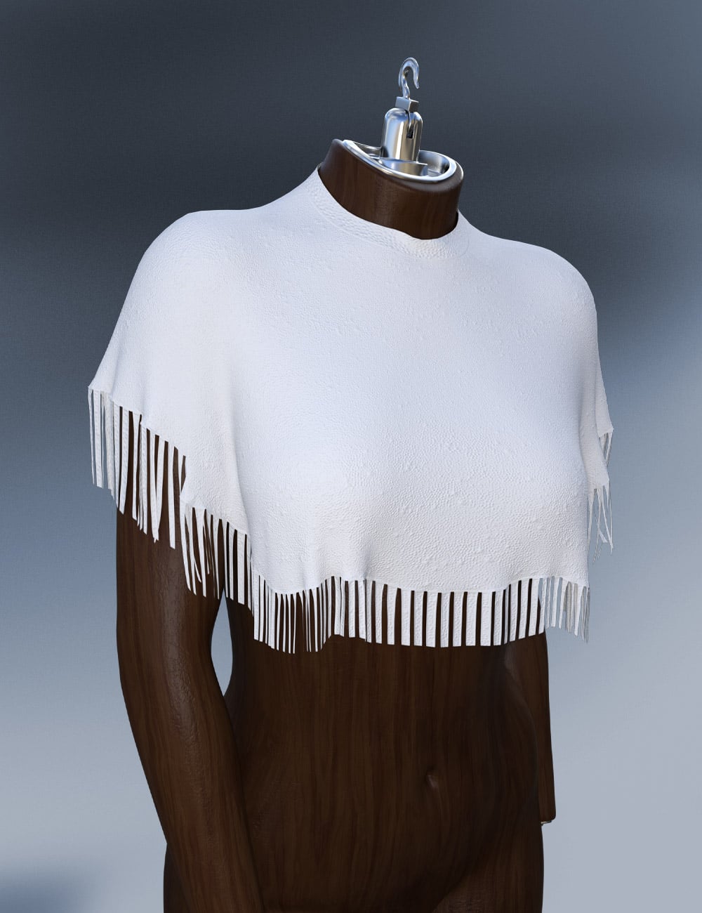dForce Fringed Cape for Genesis 9 | Daz 3D