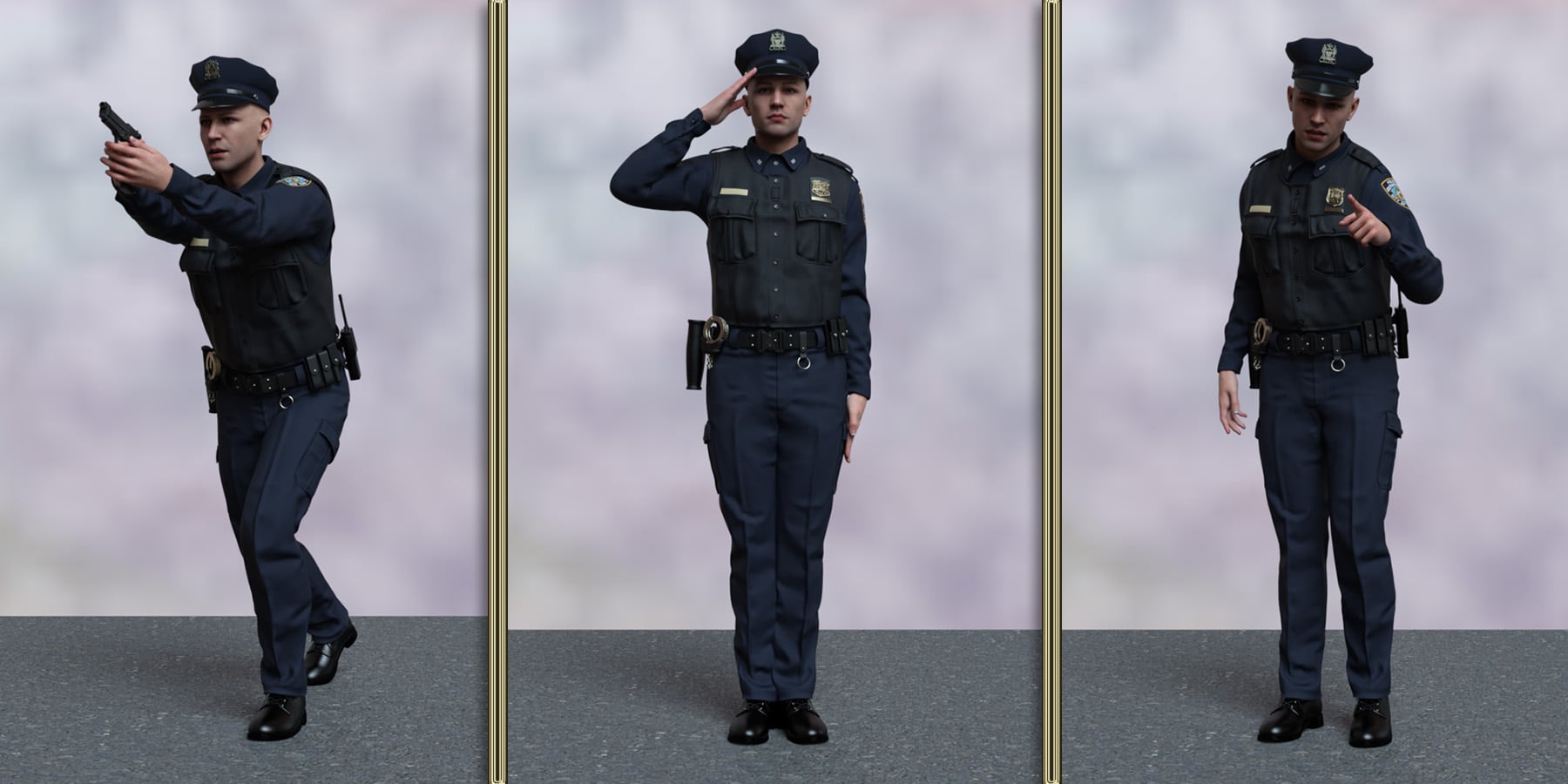 Nine One One Poses for Genesis 9 Base | Daz 3D