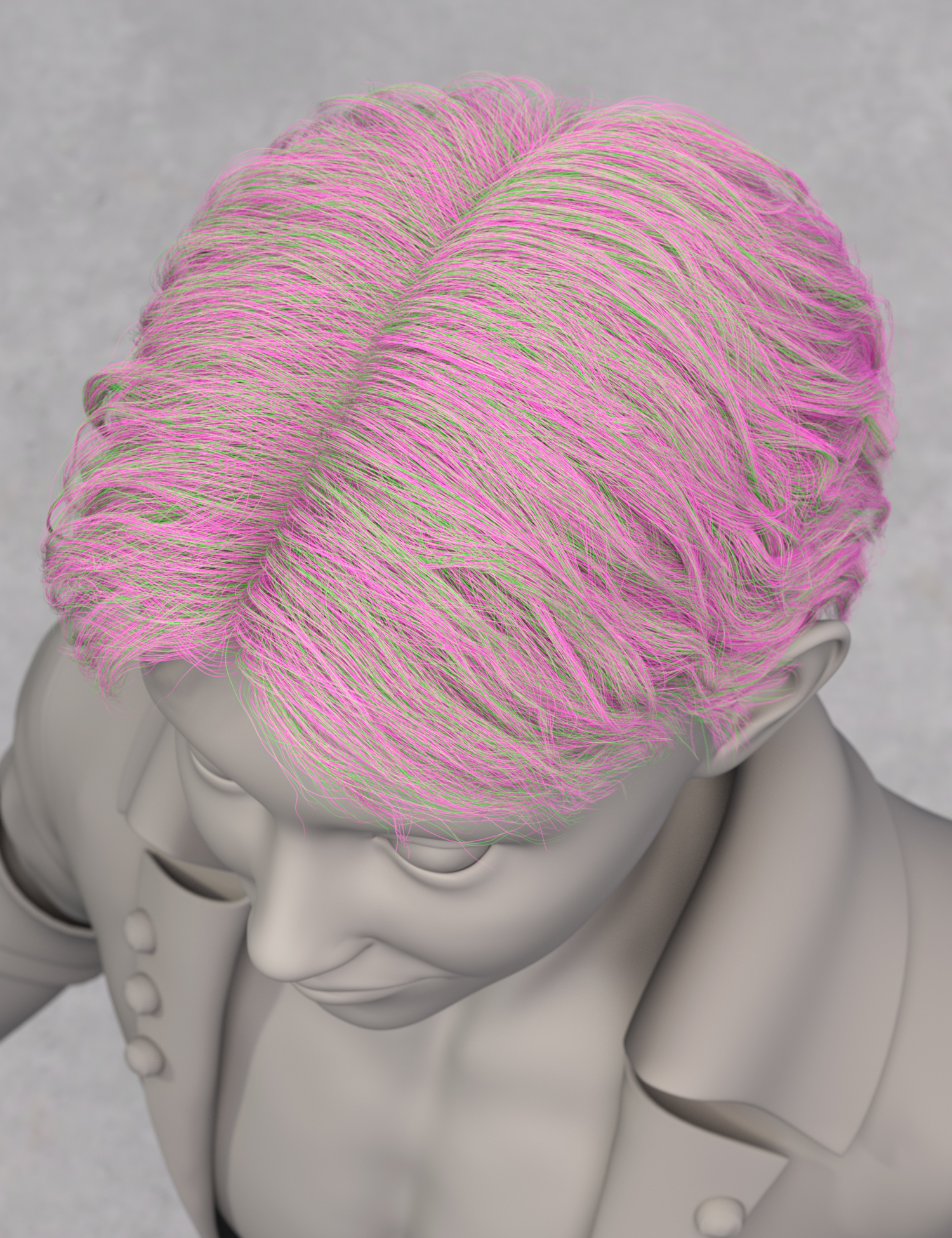 LI Short-Parted Hair for Genesis 9 | Daz 3D
