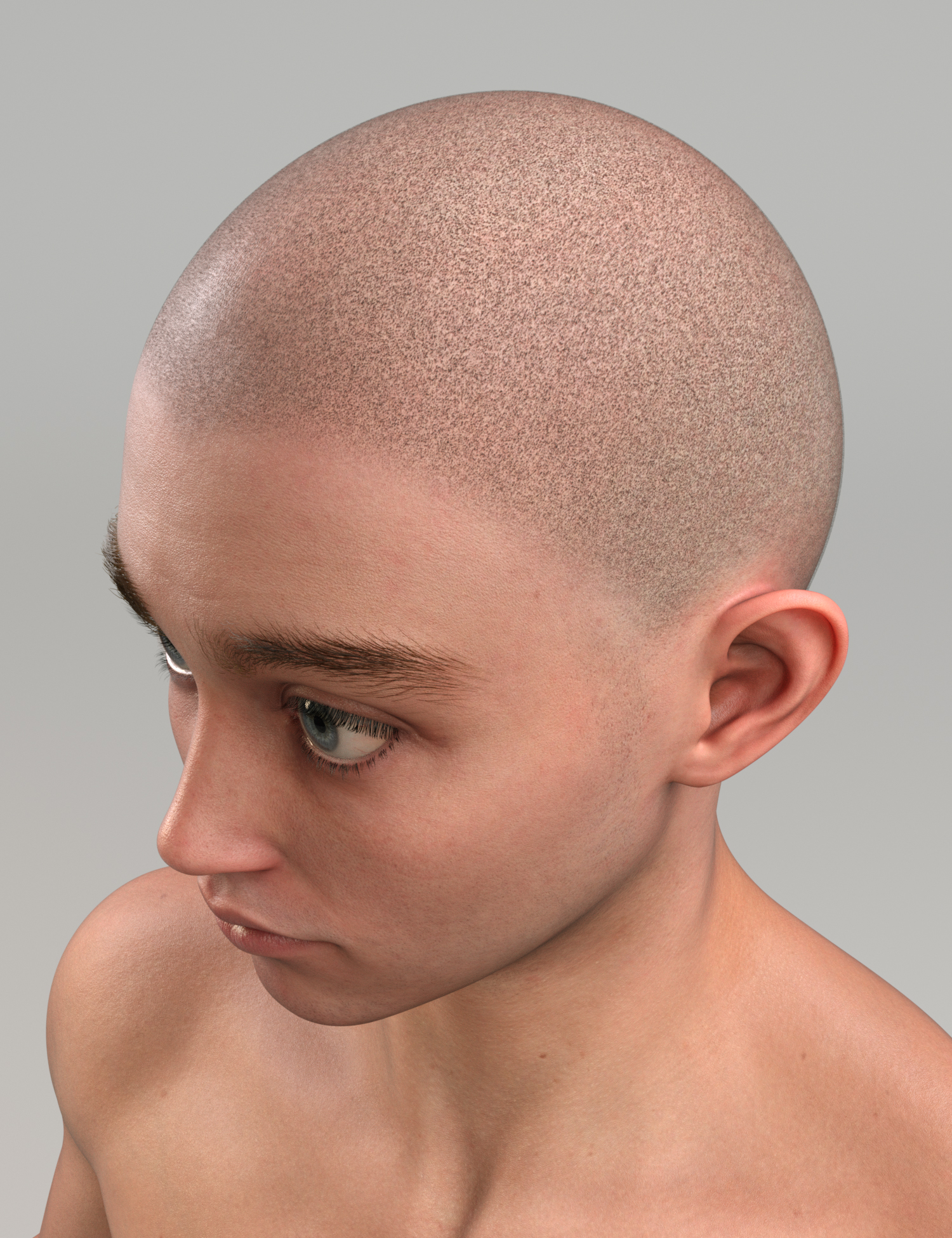 LI Short-Parted Hair for Genesis 9 | Daz 3D