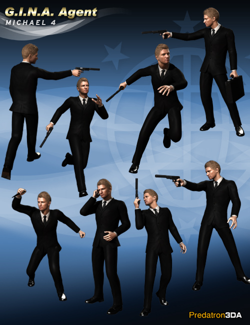 G.I.N.A Agent | Daz 3D