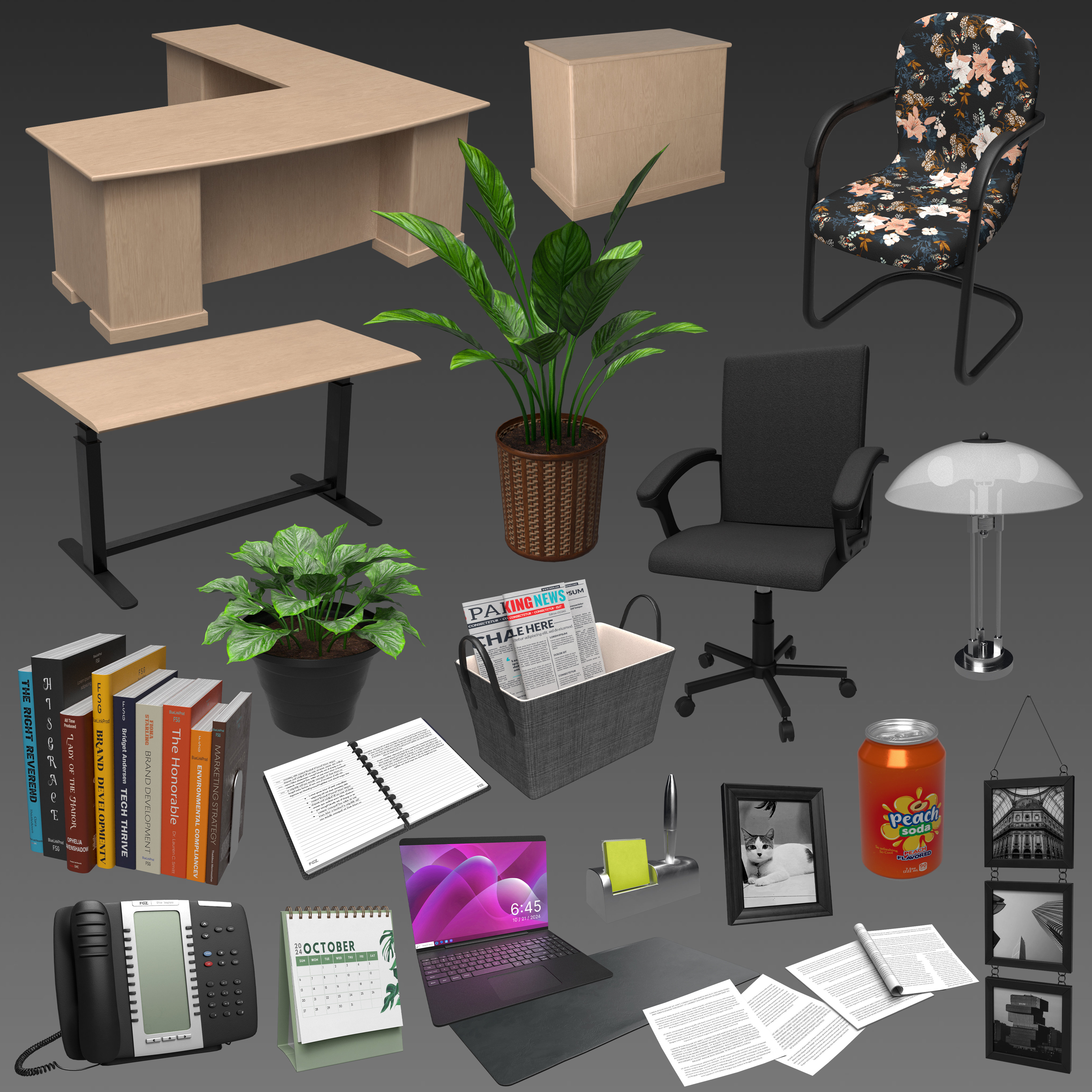 FG Business Office Bundle | Daz 3D