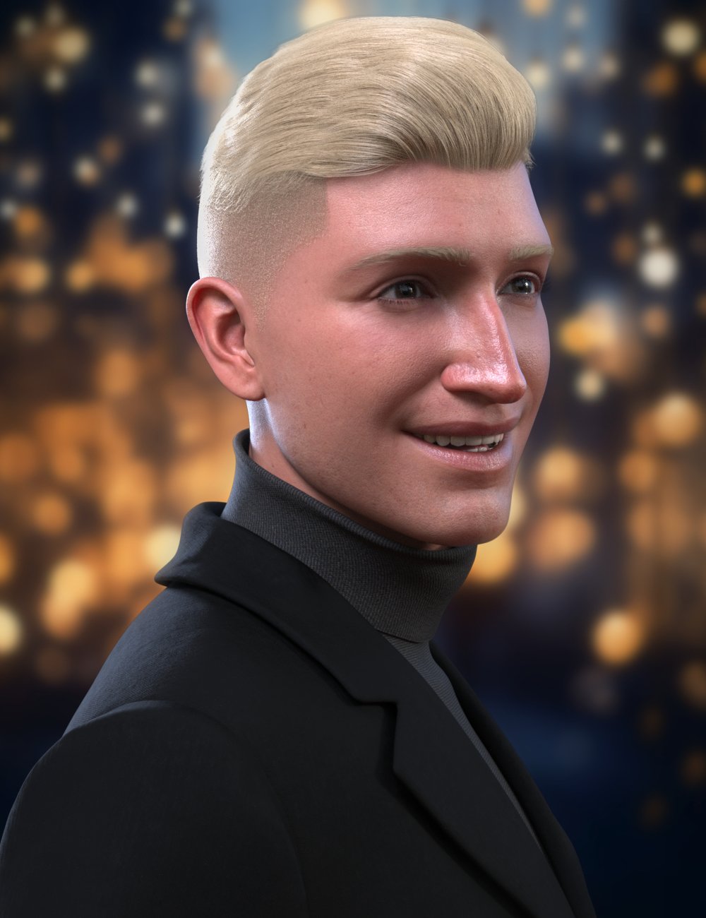 Benjamin Hair for Genesis 9 | Daz 3D