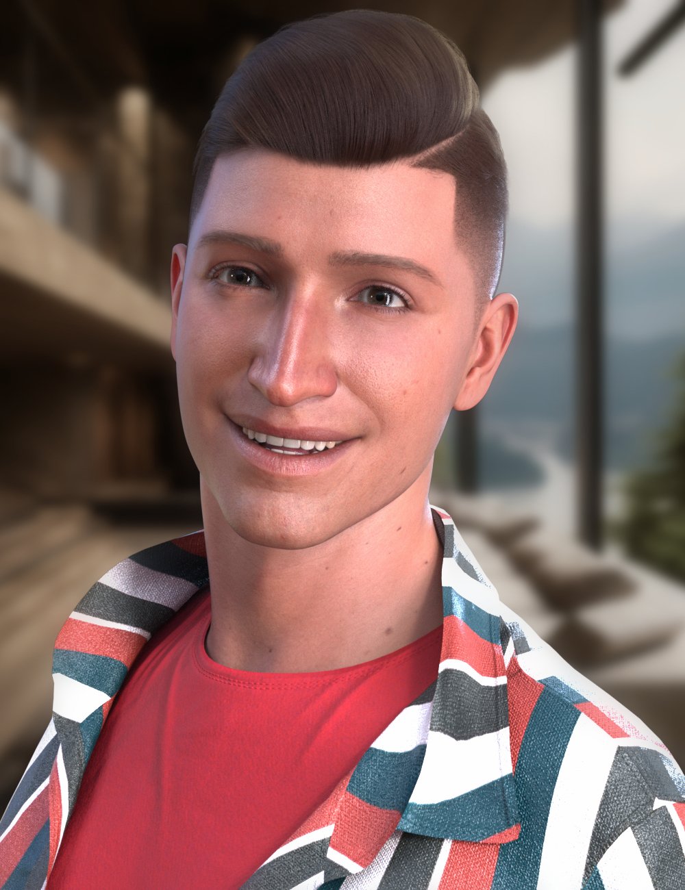 Benjamin Hair for Genesis 9 | Daz 3D