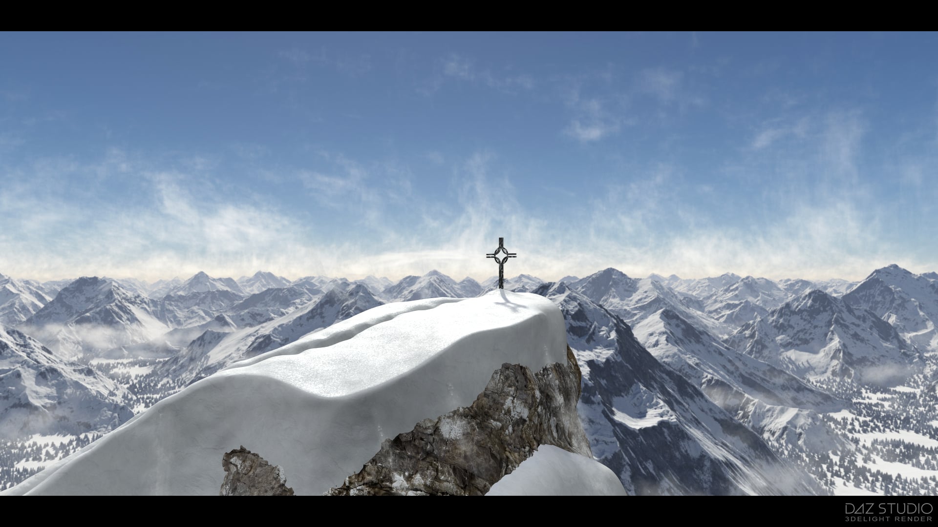 Easy Environments: Snowy Peaks | Daz 3D