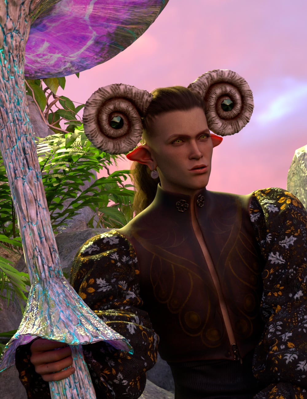 ND Cute Horns and Earrings for Genesis 9 | Daz 3D