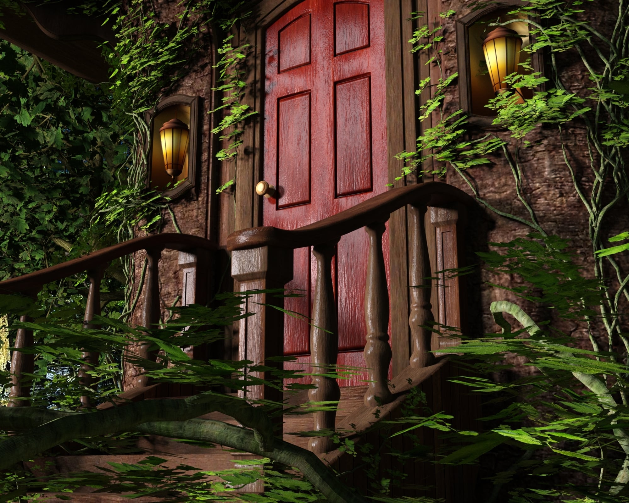 MGX Enchanted Chalet & Forest | Daz 3D