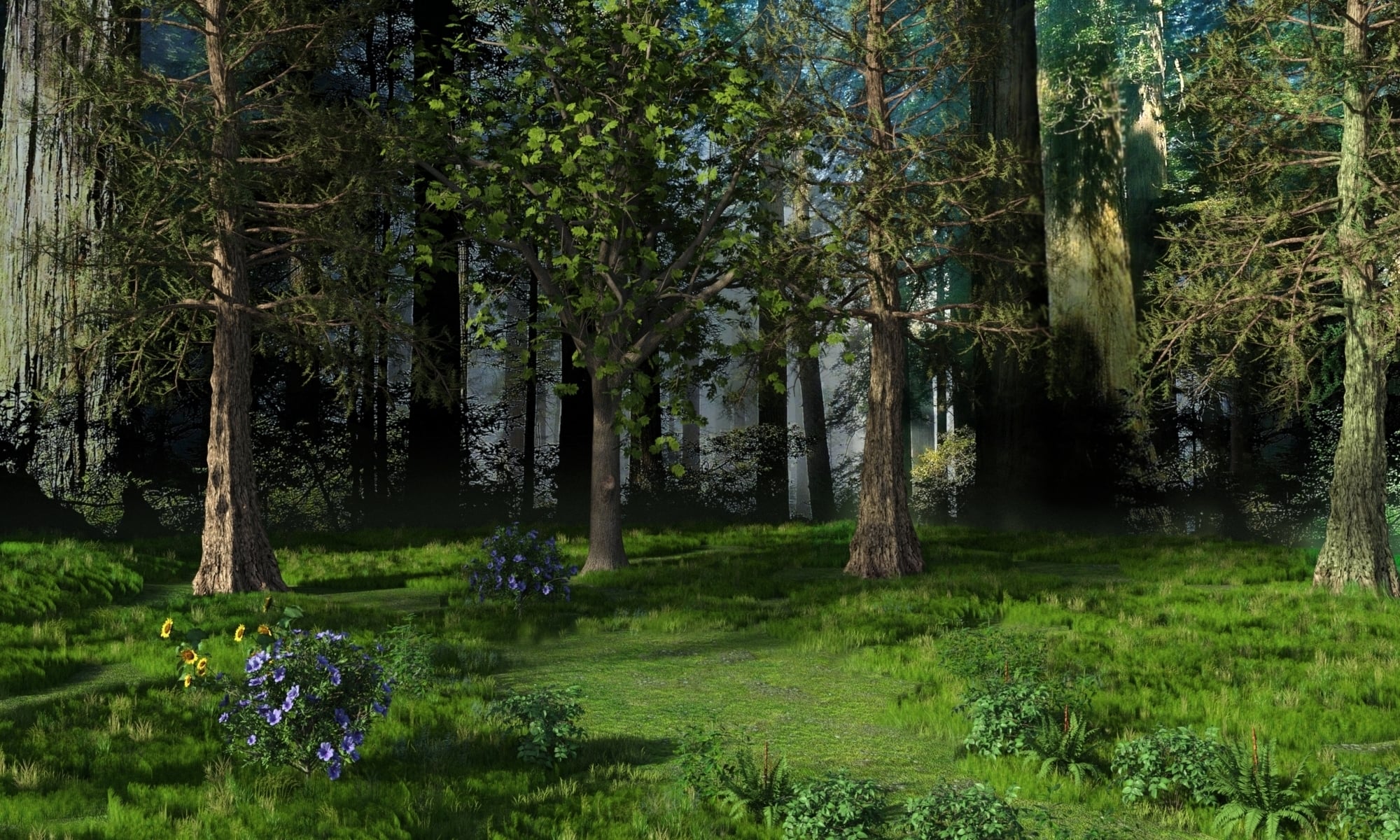 MGX Enchanted Chalet & Forest | Daz 3D