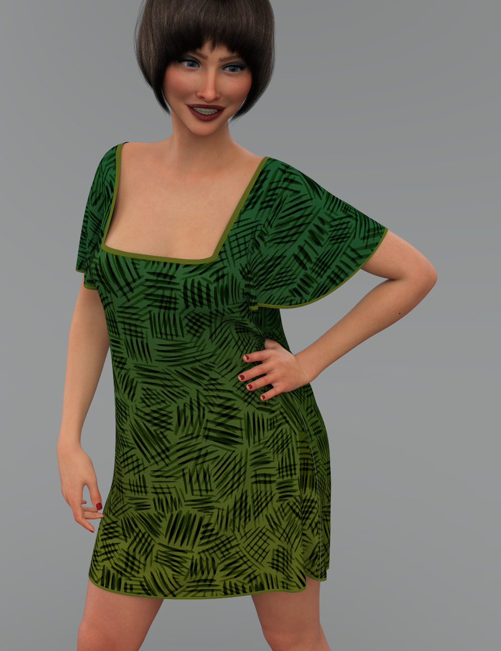 DNA dForce Senna Dress for Genesis 9 | Daz 3D