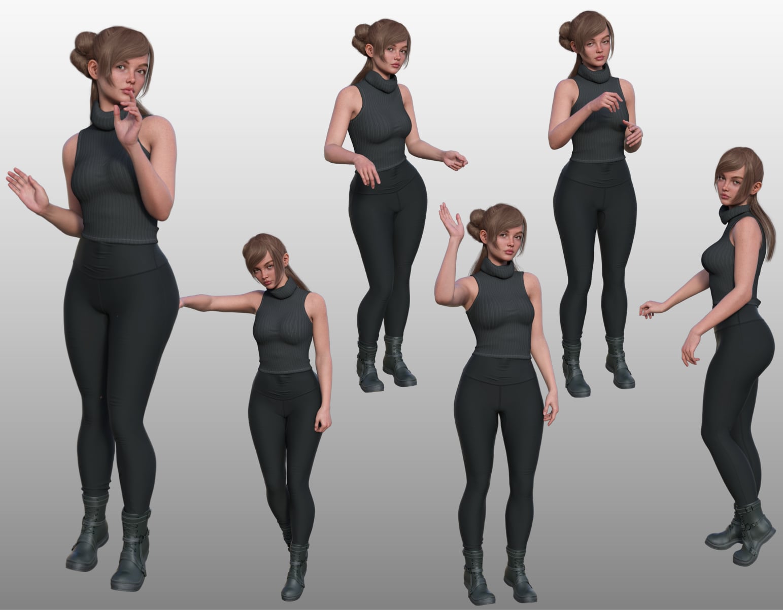 FG Gothic Mansion Poses | Daz 3D