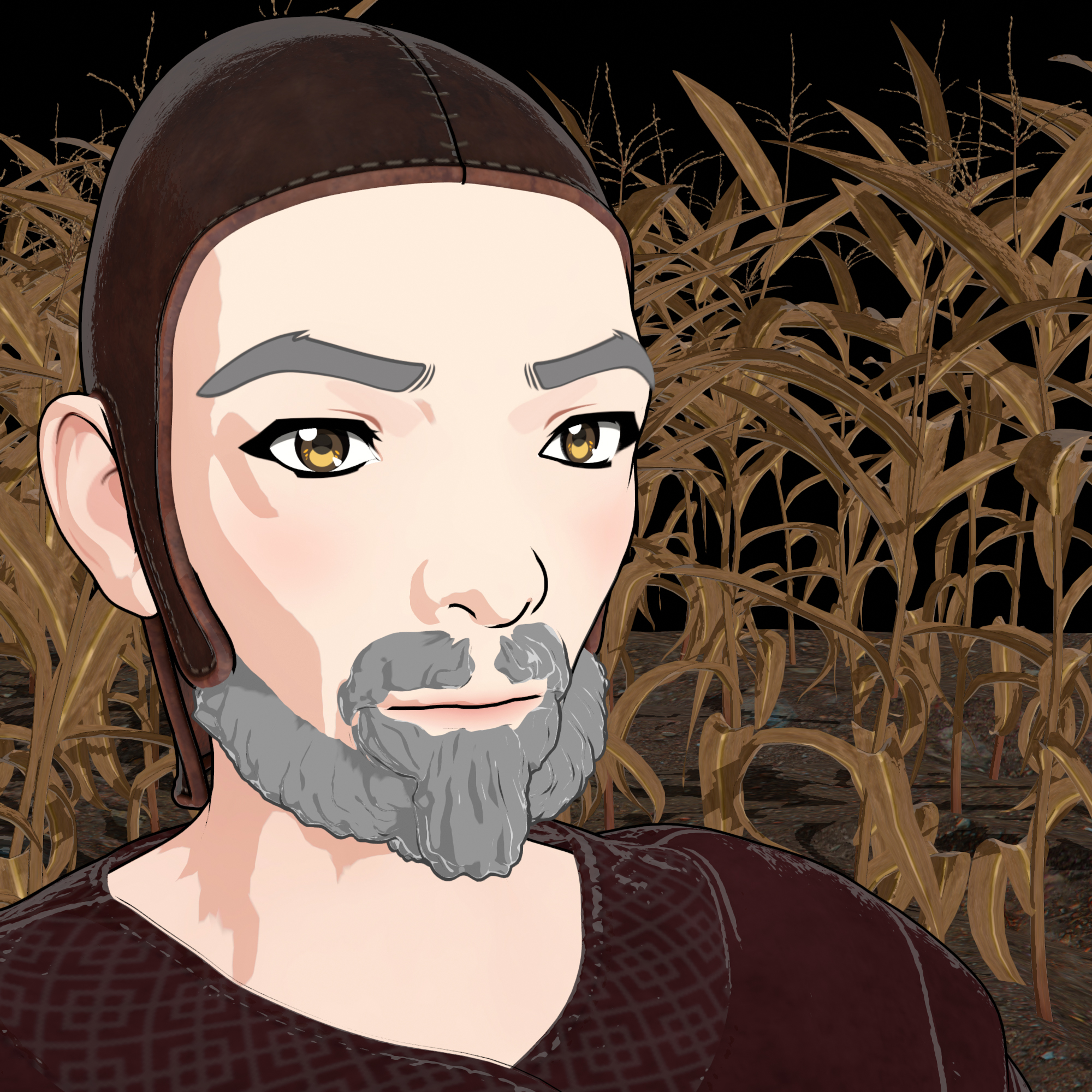 Oso FilaToon Beards for Genesis 9 | Daz 3D