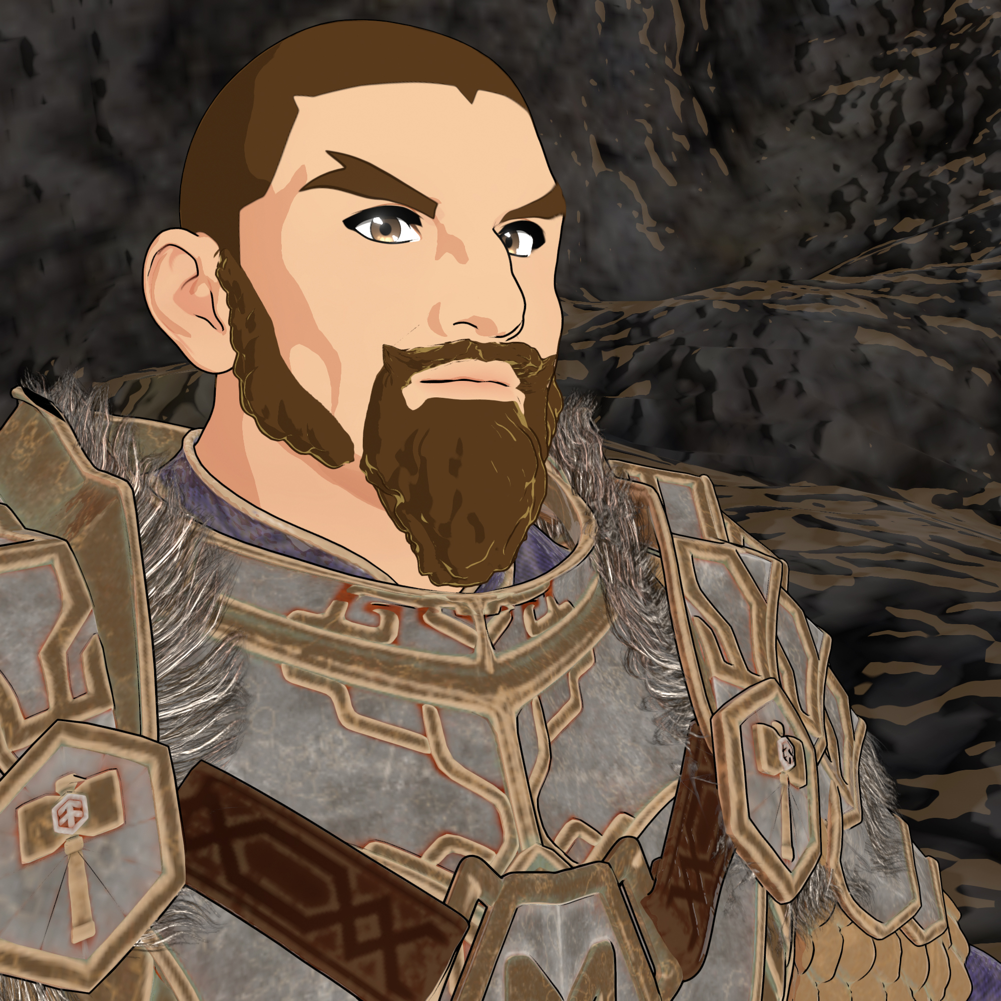 Oso FilaToon Beards for Genesis 9 | Daz 3D