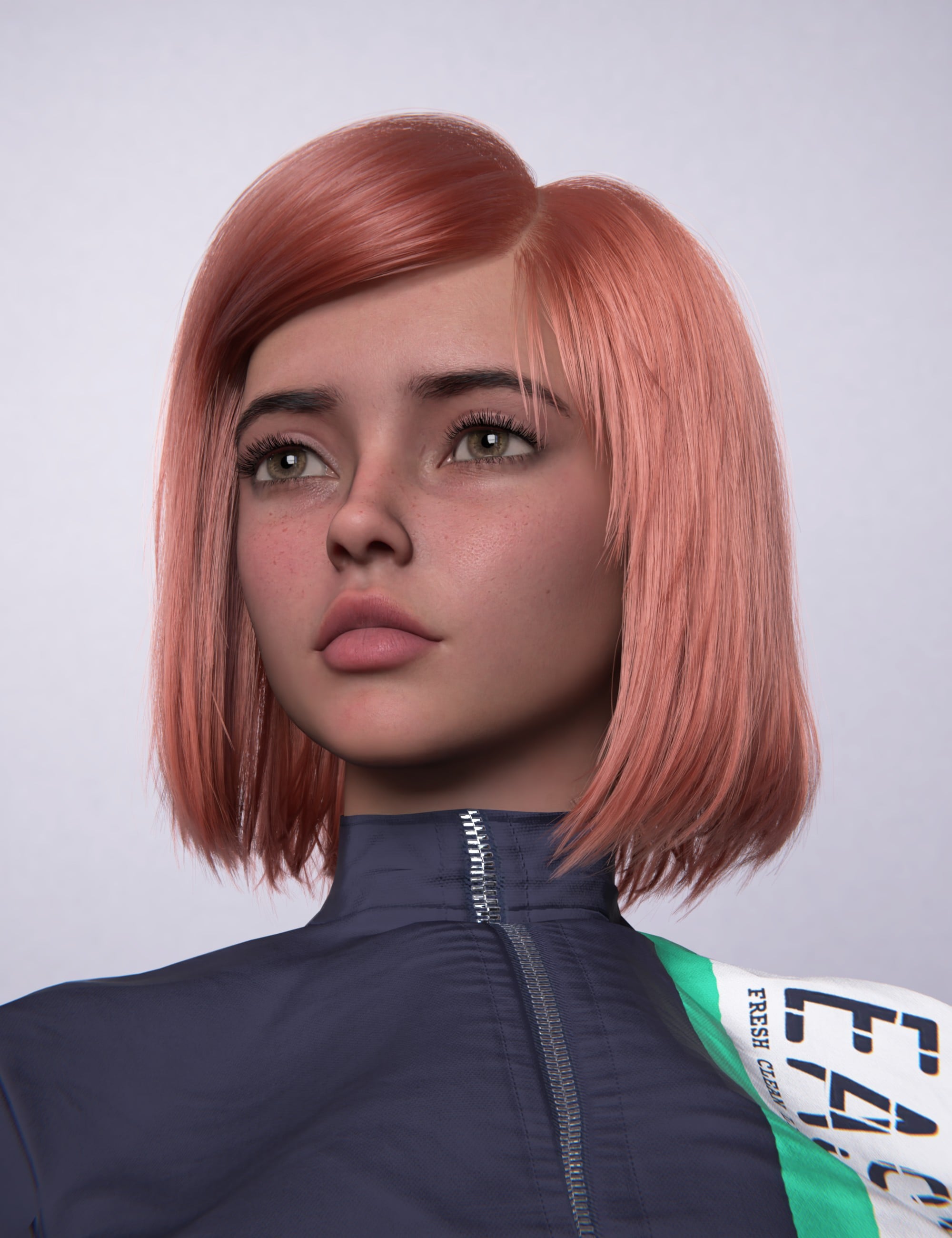 dForce AK Goddess Hair for Genesis 9 | Daz 3D