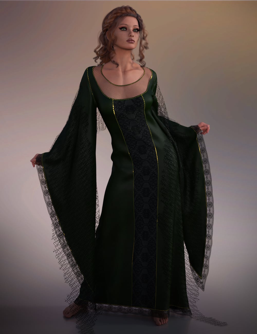 dForce Gothic Queen for Genesis 9 and 8 Female | Daz 3D