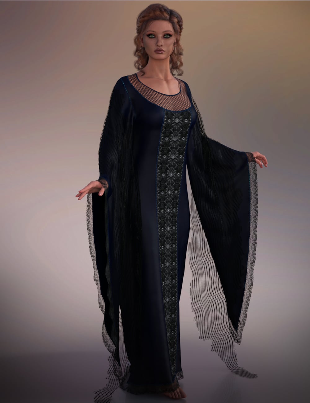 dForce Gothic Queen for Genesis 9 and 8 Female | Daz 3D