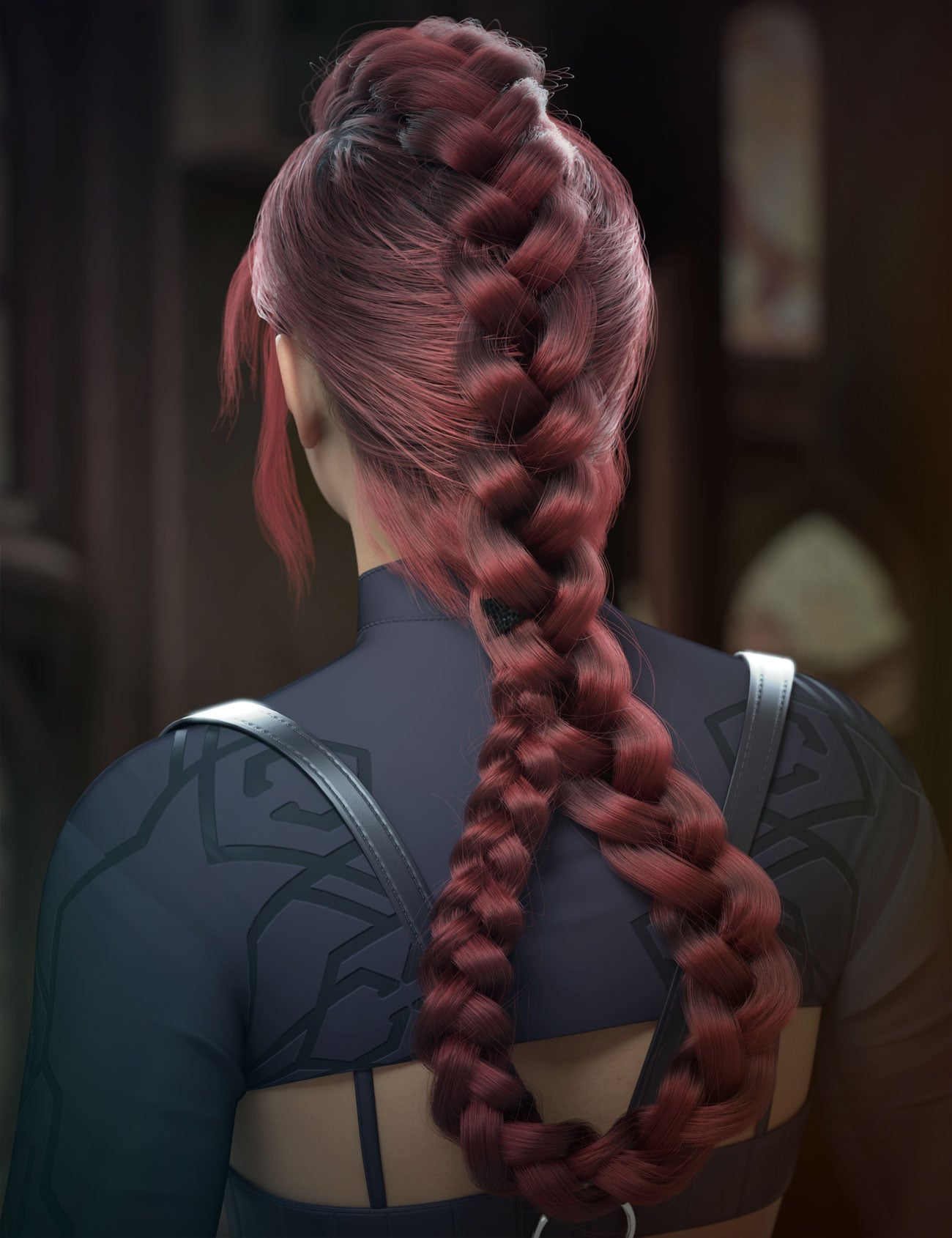 dForce Morgan Hair for Genesis 9 | Daz 3D