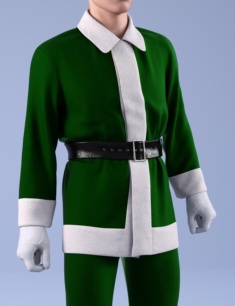 dForce HnC24 Santa Costume Outfits for Genesis 9 | Daz 3D